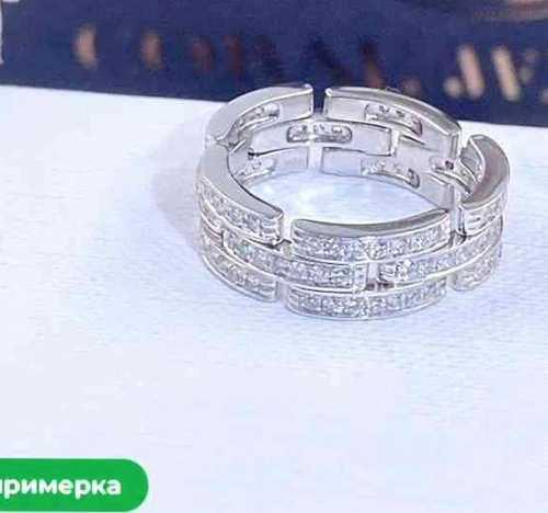 Кольцо Cartier Maillon Panthere из бел.золота 1,8ct