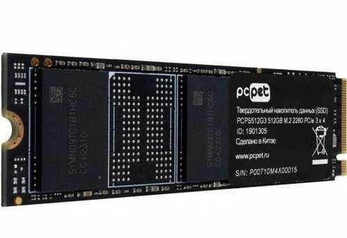 PC PET PCIe 3.0 x4 512GB pcps512G3 M.2 2280 OEM