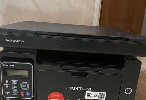 Принтер лазерный мфу Pantum M6502W wi-fi