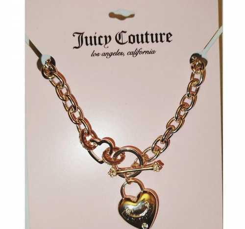 Подвеска оригинал Juicy Couture розовое золото