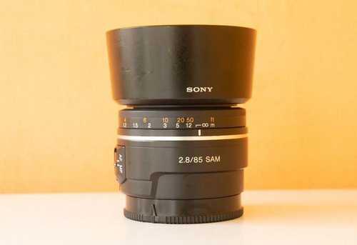 Объектив Sony 85mm f/2.8 SAM байонет A