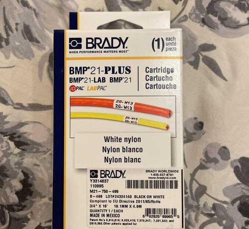 Картриджи Brady - нейлоновые этикетки M21-750-499