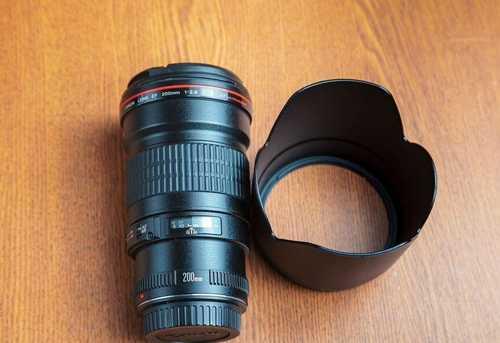 Объектив Canon Lens EF 200mm 1:2.8 L II Ultrasonic