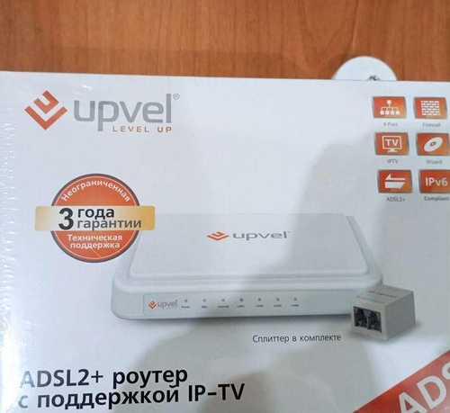 Adsl модем/роутер upvel ur-104an