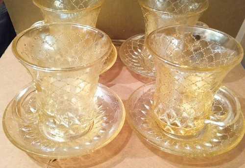 Кружки чашки СССР кофейные стекло