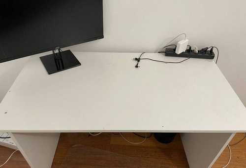 Компьютерный письменный стол икея белый
