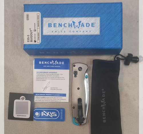 Складной нож Benchmade Bugout 535 в титане