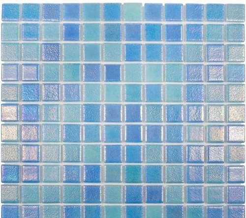 Стеклянная мозаика Vidrepur Shell Mix Blue 551 552