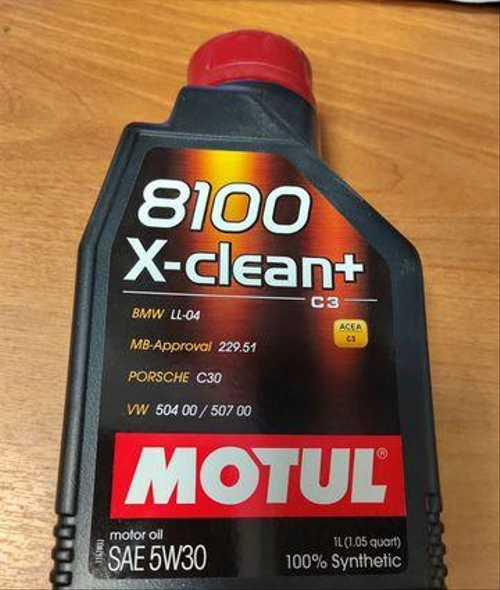 Motul 8100 X-clean+ 5W30 C3 1л