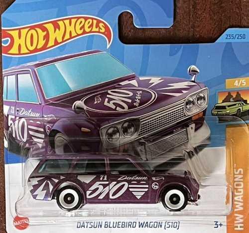 Hot wheels Datsun bluebird wagon