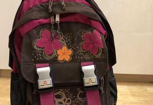 Школьный портфель-рюкзак на колесах