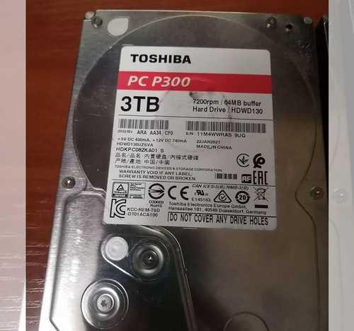 Жесткий диск toshiba P300