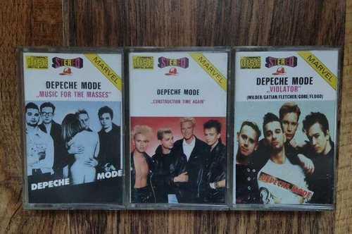 Аудиокассеты с записью Depeche mode Marvel