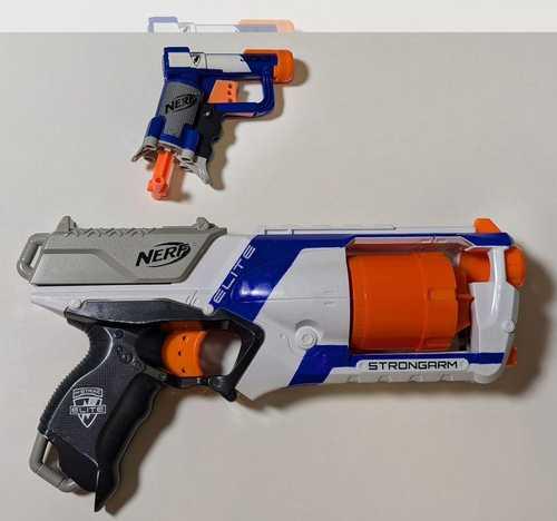 Бластер Nerf Strongarm   Jolt, Б/у без патронов, ц