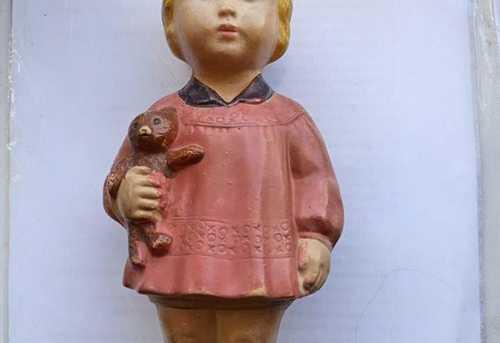 Кукла антикварная резиновая СССР