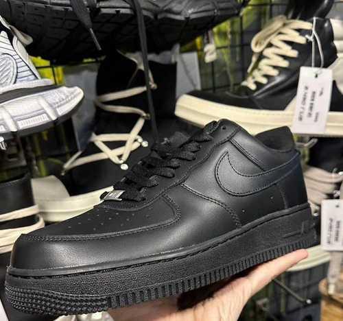 Кроссовки nike air force 1 черные