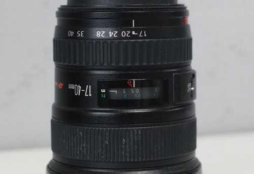 Объектив Canon EF 17-40mm f/4L