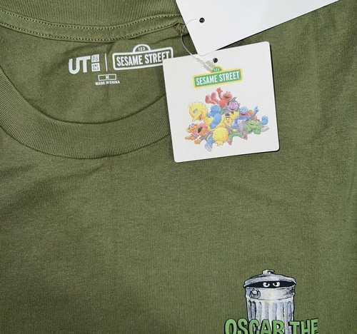 Футболка uniqlo sesame street размер М