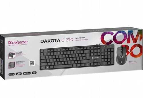 Комплект клавиатура + мышь Defender C-270 Dakota