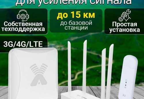 Комплект 4G WiFi Интернета Модем Роутер Антенна