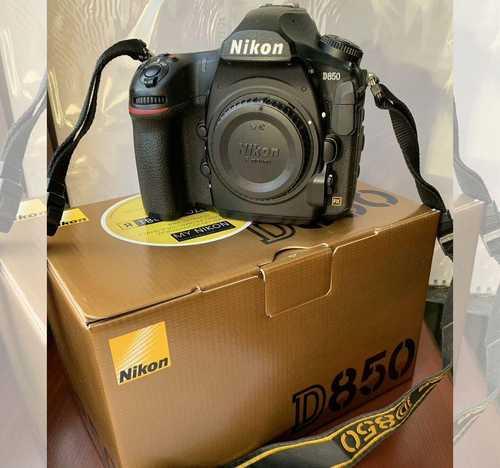 Nikon D850 body в упаковке (пробег 26k кадров)