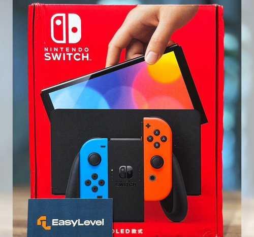 Nintendo Switch Oled 64Gb RedBlue Новый