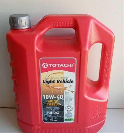10w-40 Totachi Niro LV SP, SN Plus П/С Мот.Масло
