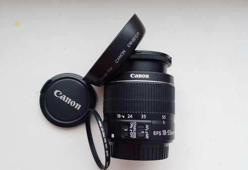 Canon zoom lens eF-S 18-55mm 1:3-5.6 is II