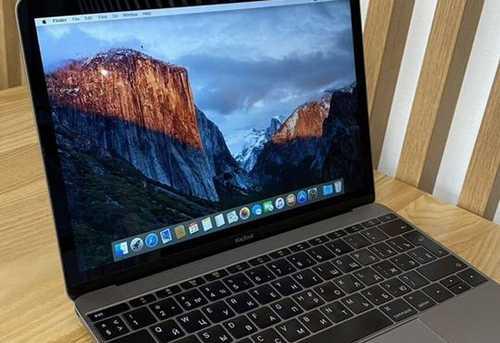 MacBook 12 (2016), 250 ГБ, Core m3, 1.1 ГГц, RAM 8 ГБ, Intel HD Graphics 515