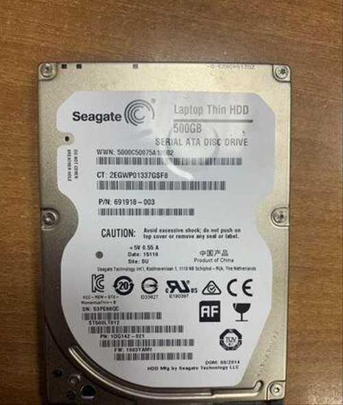 Жесткий диск 500GB(1) Asus K50C