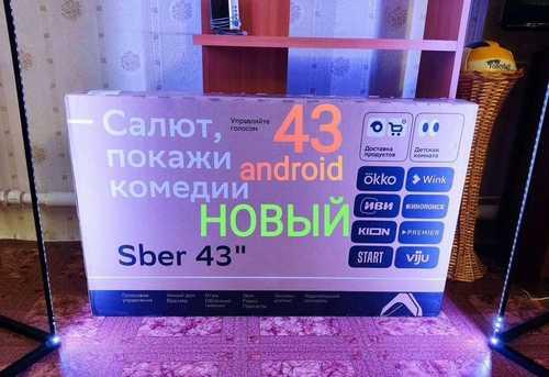 Smart TV 43, android, новый, пр-во Беларусь