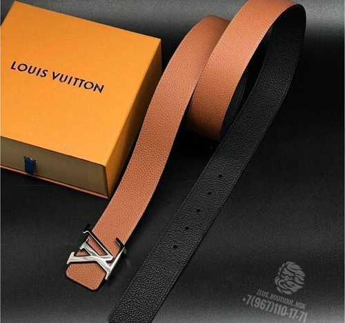 Мужской двухсторонний ремень Hermes