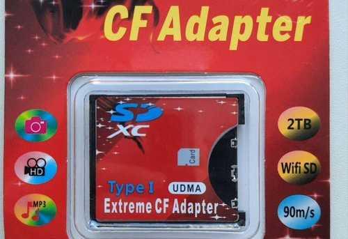 Sd - Cf адаптер. Compact flash переходник