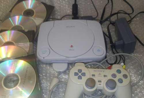 PlayStation 1 PsOne PS1 чипованая (с играми)