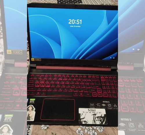 Игровой ноутбук acer nitro 5 (an515 54)