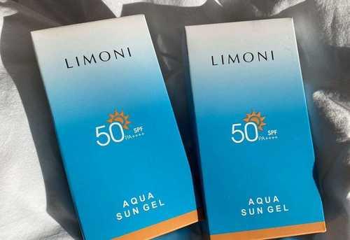 Солнцезащитный крем limoni aqua sun gel spf 50+