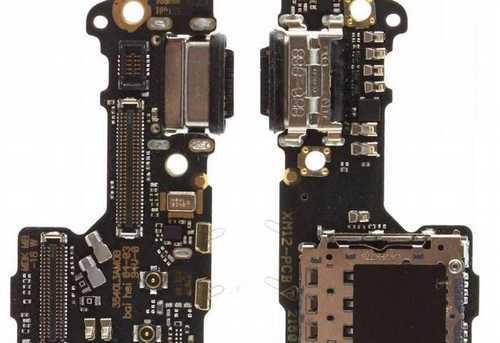 Шлейф Xiaomi Mi 12X (плата) разъем зарядки/SIM кон