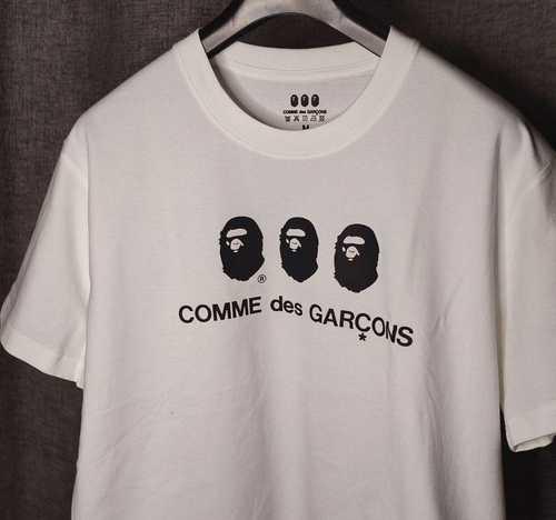 Футболка bape comme Des Garcons