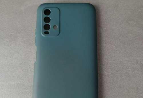 Чехол на redmi 9т зеленого цвета