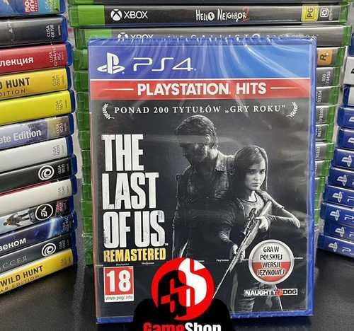 The Last of Us Remastered диск на ps4