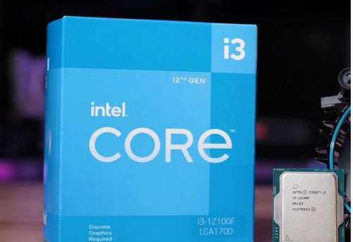 Новый процессор Intel Core i3 12100f OEM