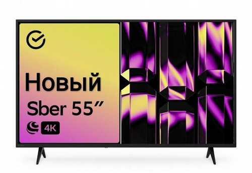 Телевизор 4К Smart TV Sber 55" (138см) Новый