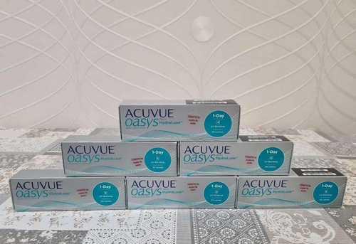 Контактные линзы acuvue oasis hydraluxe 1 day