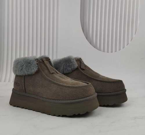 Ugg Funkette Platform Boots Smoke