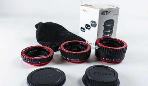 Удлинительные макро кольца для камер Canon EOS EF