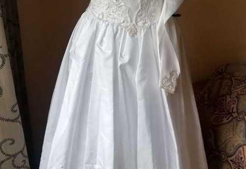 Платье свадебное винтаж Италия размер 42-44 торг