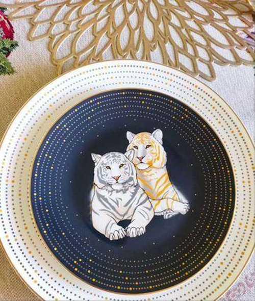 Набор новых тарелок lefard тигры тарелка фарфор