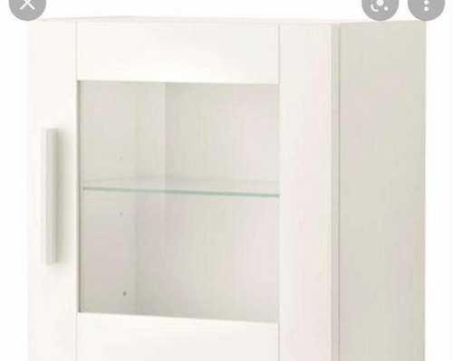 Икеа Бримнэс Навесной шкаф со стеклянной дверью