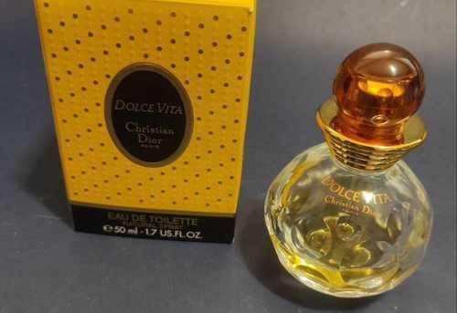 Духи винтаж Dolce Vita Christian Dior 50мл начатый