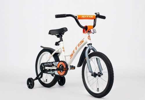 Велосипед sitis wind 16 (2023) White-Orange